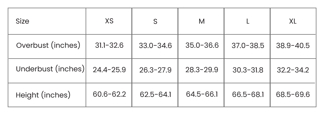 Calvagni | Size guide | Calvagni